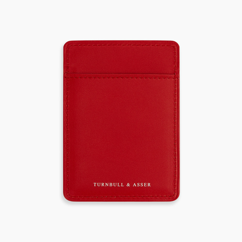 Red Two-slot Card Case – Turnbull & Asser