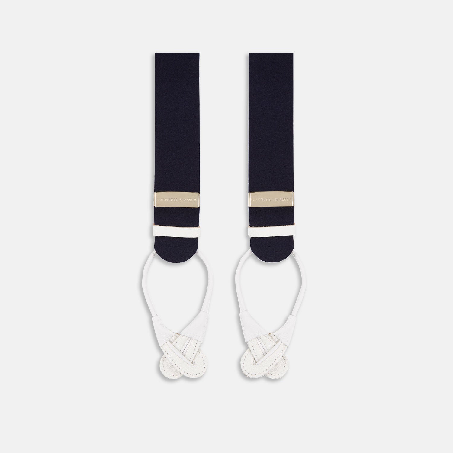 Navy Adjustable Felt Braces | Turnbull & Asser – Turnbull & Asser US