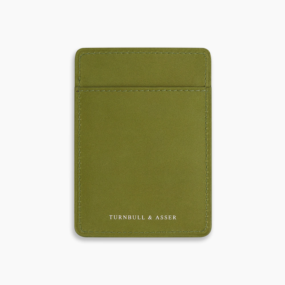 Moss Green Two-slot Card Case – Turnbull & Asser