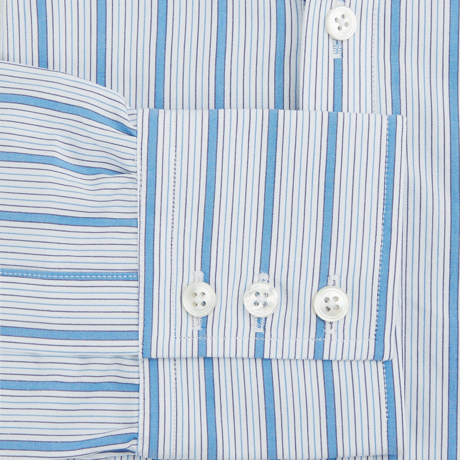 Blue Multi Track Stripe Chelsea Shirt – Turnbull & Asser US